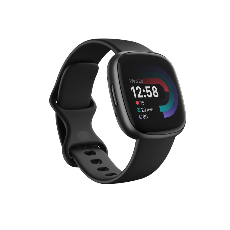 Fitbit Versa 4 Black/Graphite Aluminum - Tech4U