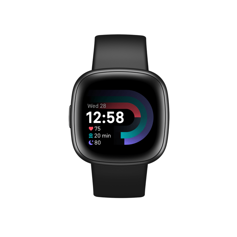 Fitbit Versa 4 Black/Graphite Aluminum - Tech4U