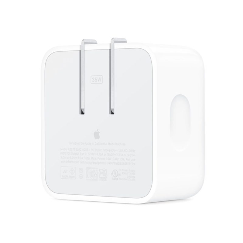 Apple 35W Charger Price in Pakistan – Dual USB-C Compact Adapter