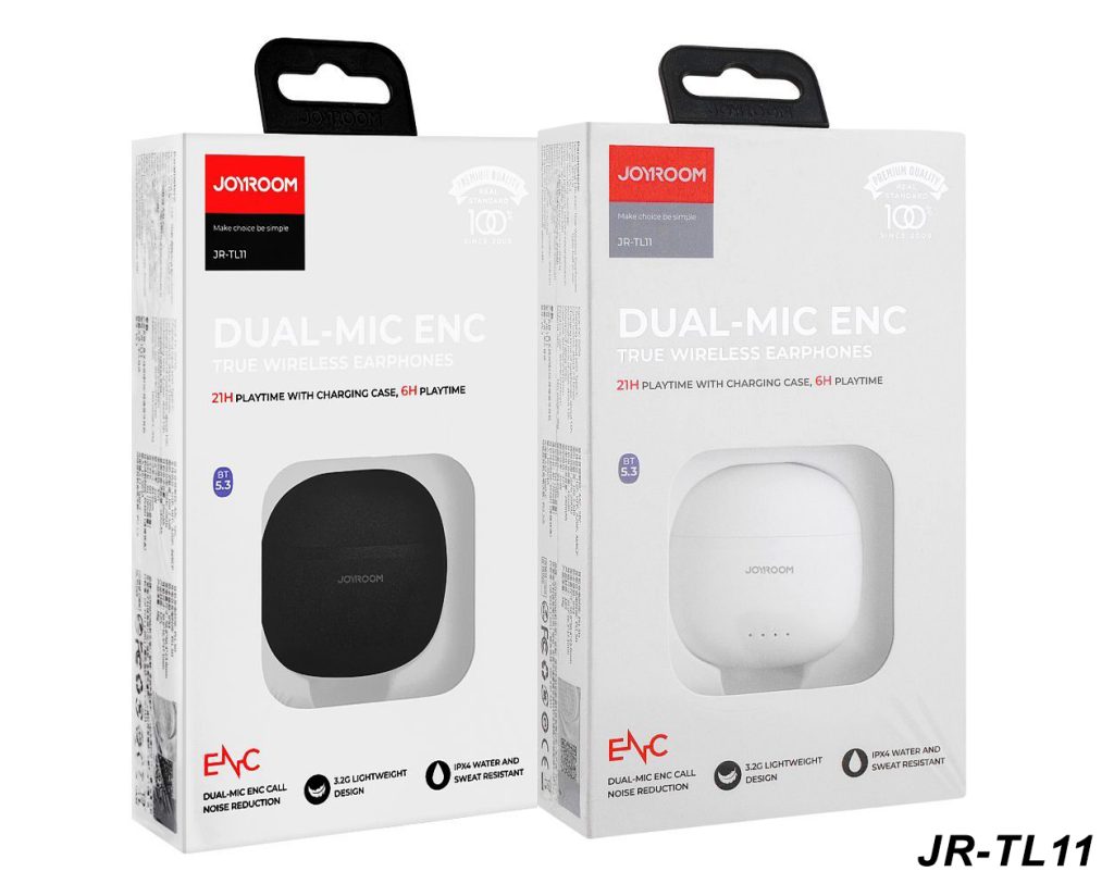 Joyroom JR-TL11 Dual-Mic ENC True Wireless Earphones - Tech4U
