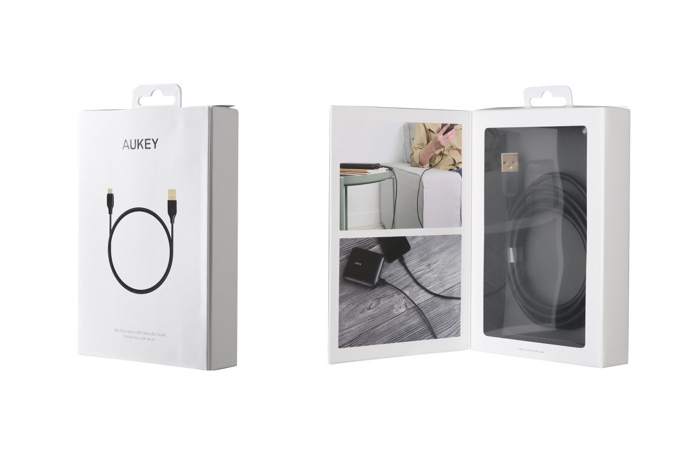 Aukey Gold-plated Qualcomm Quick Charge 3.0 Micro USB 2.0 Cable 1m (CB ...