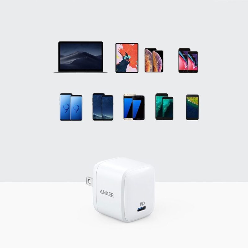 Anker PowerPort Atom 30 Watt USB Type-C Wall Charger - White - Tech4U