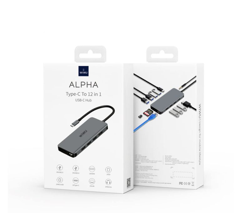 WiWU Alpha 12 in 1 USB Type-C Hub – Buy Now in Pakistan